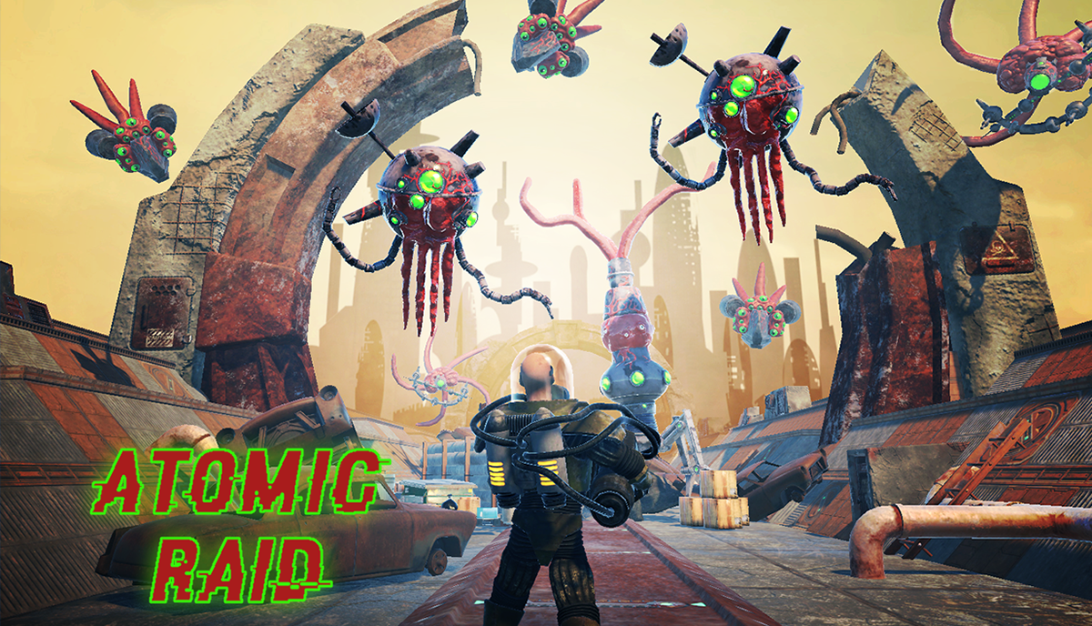 Atomic Raid | クラシックなアーケードにインスパイアされたレールシューティングゲーム | あそビットのあそびば